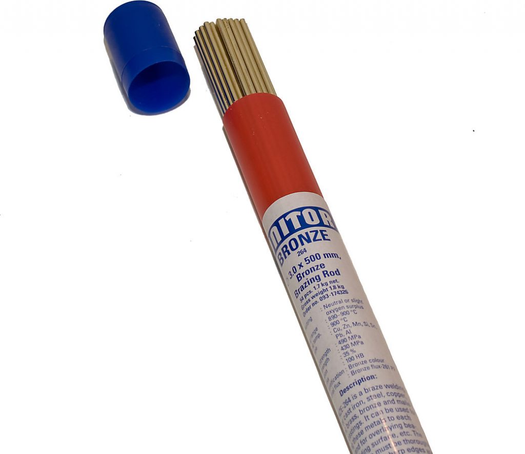Bronze Brazing Rods | Unitor Bronze-264 Brazing Rods