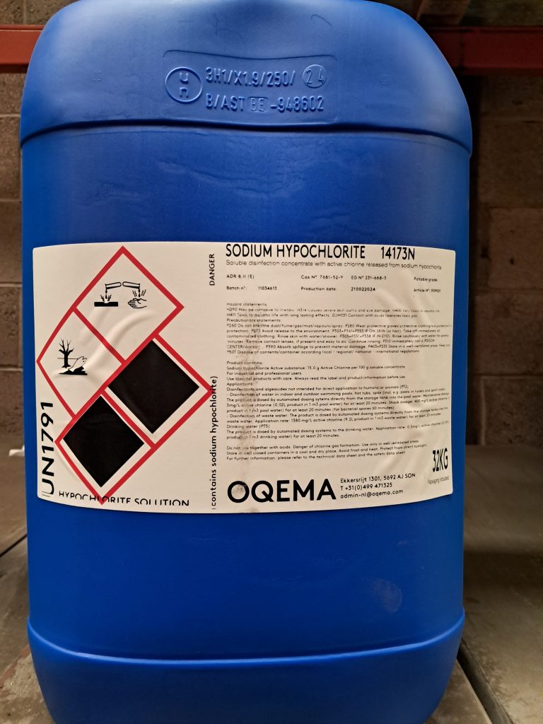 UNITOR SODIUM HYPOCHLORITE 10-15% - 909001 (26) | Offshore Supply