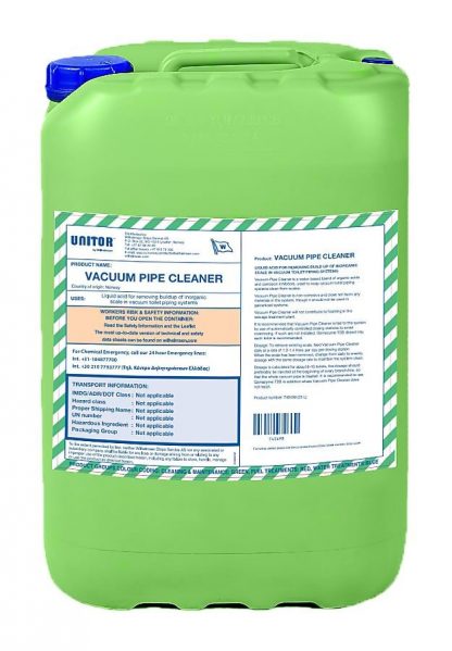 UNITOR VACUUM PIPE CLEANER 25LTR - 740498 (26) | Offshore Supply